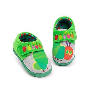 Eric Carle The Very Hungry Caterpillar Slippers Kids Toddlers Girls Book Shoes 7.5 US Toddler
