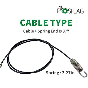 POSFLAG 946-0898 Drive Clutch Cable Replaces MTD 946-0898 Drive Cable 946-0898 Cable, MTD 746-0898 Cable, MTD 746-0898b, 946 0898, MTD Clutch Cable Auger MTD 946-0898, MTD SnowBlower 946-0898