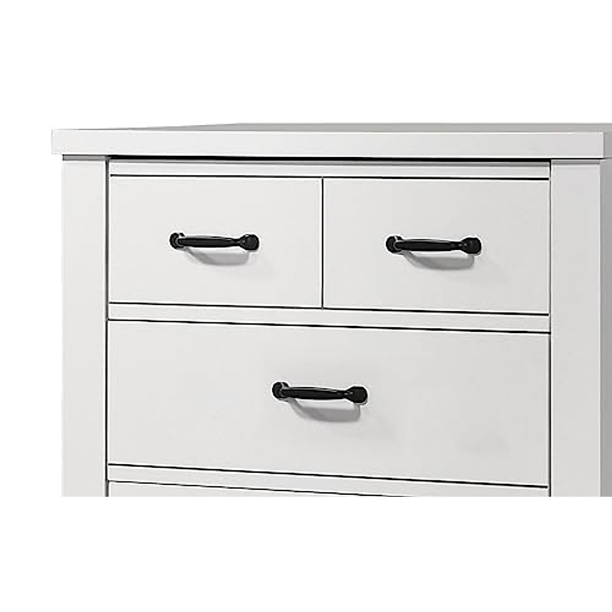 LILOLA LIVING Cassini White 5-Drawer Chest