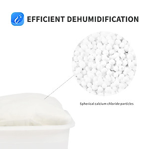 Vacplus Moisture Absorber Box - 4 Packs, 14OZ Reusable Dehumidifier for Closet, Unscented Moisture Absorbers for Rooms with Visible Dehumidification (Fragrance free)