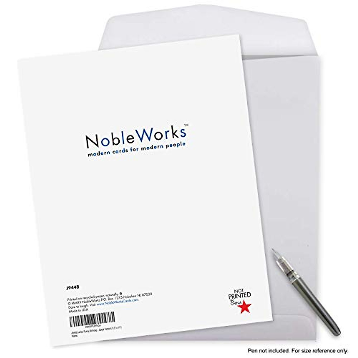 NobleWorks - 1 Jumbo Birthday Card with Zodiac Sign (8.5 x 11 Inch) - Astrology Birth Sign, Large Bday Greeting Card with Envelope - Libra J9448