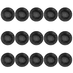 Healifty Headphone Ear Covers 150pairs Fabric Sweatproof Sleeve for Earpad Non-Woven Cover, Cup Black Headphone on Ear Fit Covers Disposable Earcup Most Nonwoven Headphones Headphone Earpads