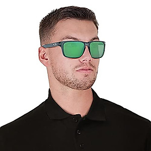 Oakley mens Oo9417 Holbrook Xl Sunglasses, Crystal Black/Prizm Jade, 59 mm US