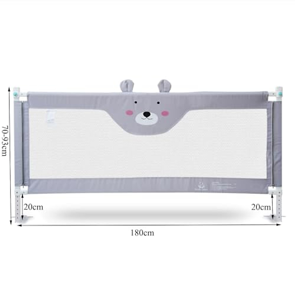 Bed Rail for Toddlers Extra Long Bed Railing for Queen & King & Twin Full Size Bed Rail Guard Bed Safety Fence Guard Rail Rail Sleep Rails Bed barriers Bumper Extra Tall Rail 70.8" 1 side