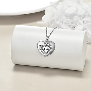 YAFEINI NA Gift Necklace Sterling Silver Narcotics Anonymous Recovery Symbol Necklace NA Sobriety Pendant Jewelry for Women Gift