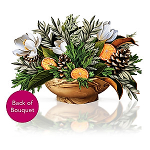 Freshcut Paper Pop Up Cards, Winter Magnolia 15 inch Paper Flower Bouquet Greeting Cards with Blank Note Card & Envelope, Birthday Gifts for Women, Holiday Cards