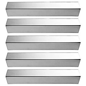 Htanch SN1751 (5-Pack) 16 13/16" Stainless Steel Heat Plate Replacement for Brinkmann Models 810-1750-S, 810-3820-S, 810-3821-S,Members Mark GR2210601-MM-0