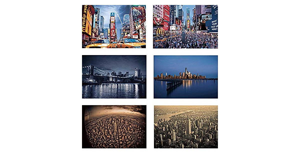 New York Postcards Set - 30 Collectible Designs