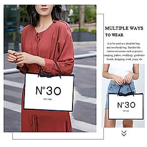 QLSKO 30th Birthday Keepsake Gift Paper Bag for Her-N°30 EST.1994 Thirty Anniversary Party Present Shopping Tote Bags Women 30 Year Old Decorations Idea (Small, 1994 30th)