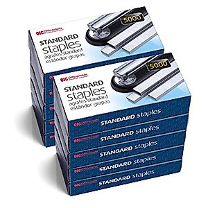 Officemate Standard Staples, 10 Boxes General Purpose Staple (91950)
