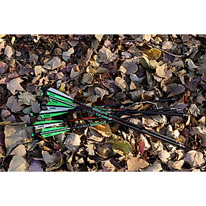 LWANO Crossbow Bolts 20 22 Inch Carbon Archery Arrows 12 Pack and 6 Pack Hunting Broadheads kit