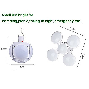 HULPPRE Solar Camping Lantern with Remote&USB, Collapsible Portable Tent Lights, Emergency Solar Lantern Lamp for Hurricane ,Night Fishing,Hiking,Chicken Coop,Canopy,Shed/Barn