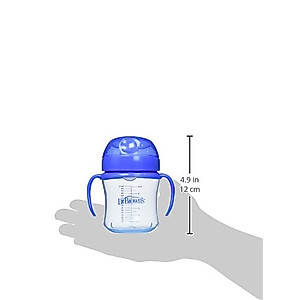 Dr. Brown's Soft-Spout Transition Cup, 6 oz (6m+), Blue, Single