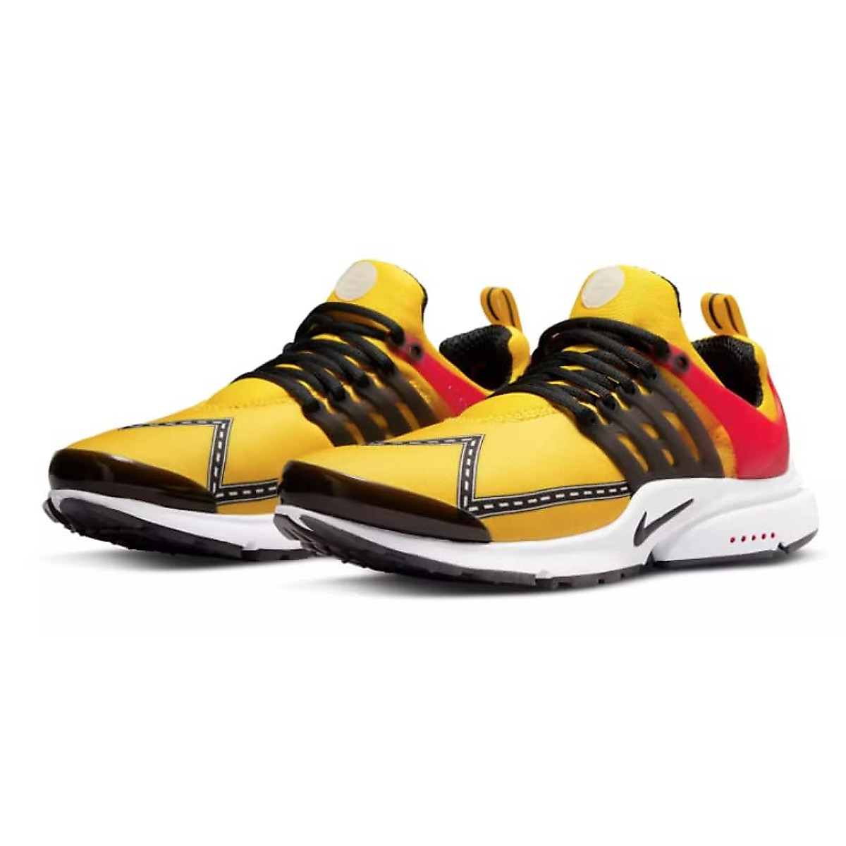 Nike Men's Air Presto Running Shoe, Speed Yellow/University Red/White/Black, 10