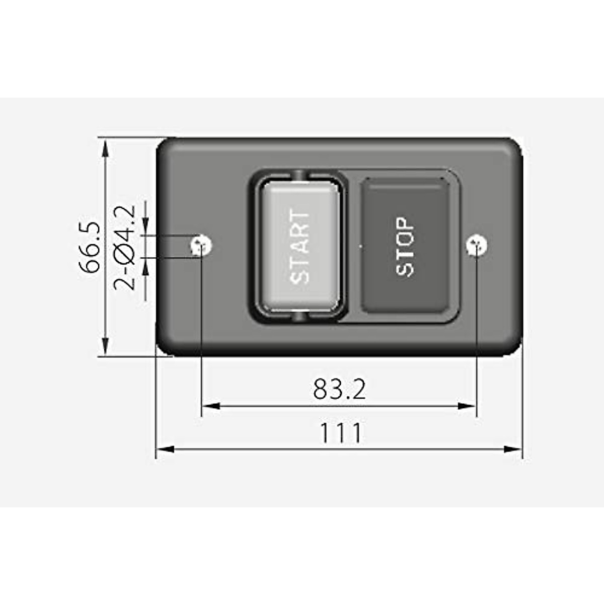 HQRP On/Off Switch Compatible with Jet 994542 fits Table Saw, Router Table, Drill Press, Bench Saw, Grinder 110/220 Volt [UL Listed]