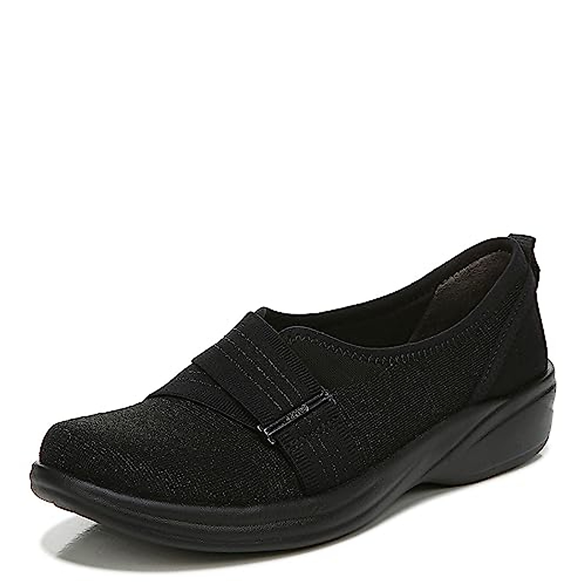 BZees Women's Niche III Flat, Blacknet, 6.5 Wide
