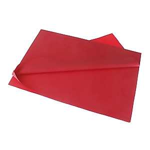 Extra Large 18" x 29" Solid Pre-Cut 100% Cotton Fat Quarters Quilting Fabric Squares for DIY Quilting Patchwork, Scrapbooking, Art Craft Supplies - Red