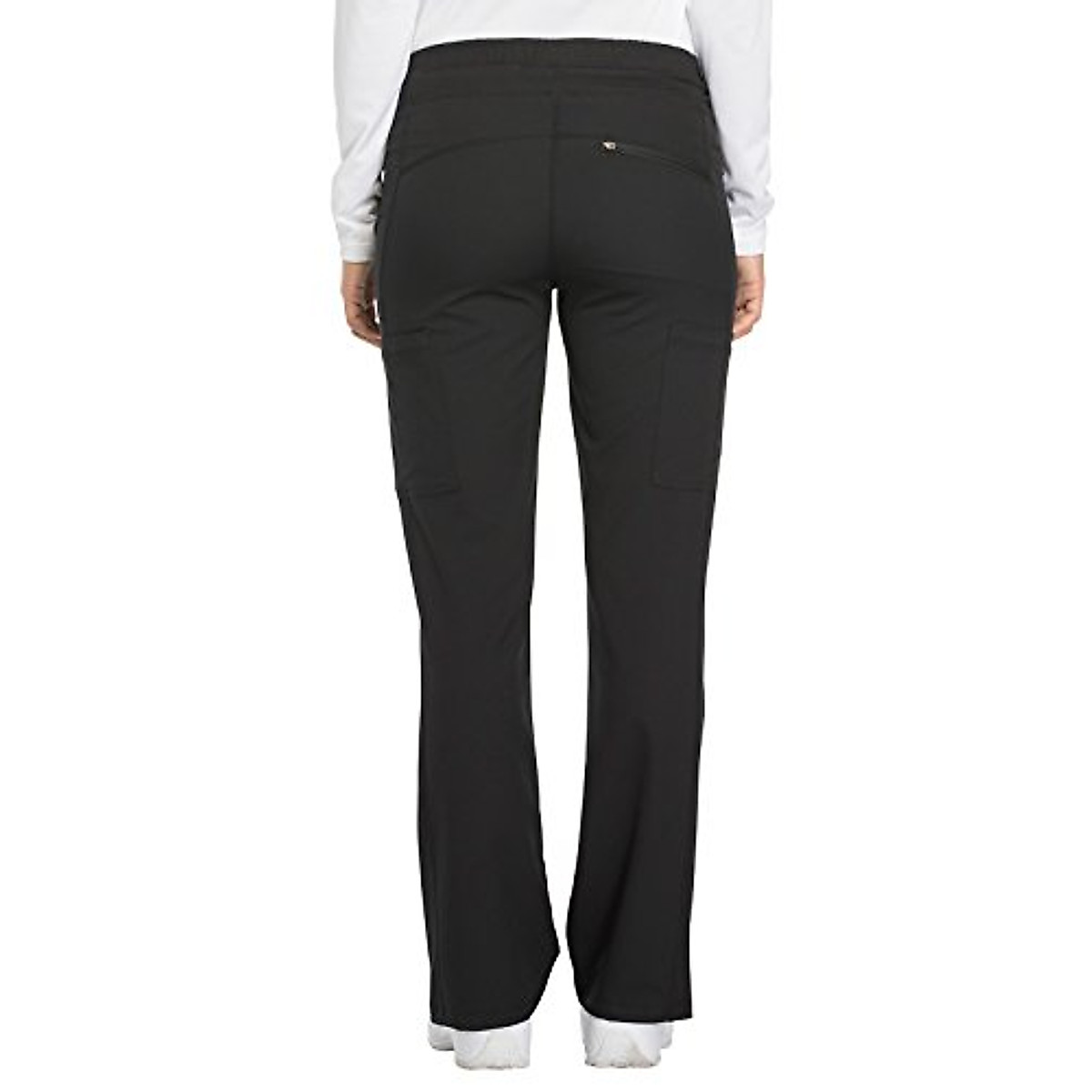 Dynamix Scrubs for Women, Drawstring Cargo Pants for Women DK130, XL, Black