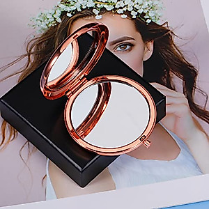 Sister Birthday Gifts from Sister Compact Mirror for Women Best Friend Personalized Friendship Christmas Graduation Easter Valentines Day Gifts Small Make Up Mirror from little Big Sister Brother