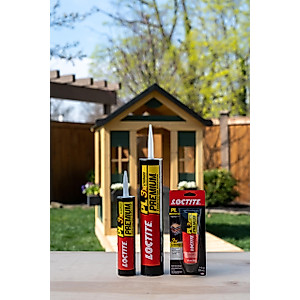 Loctite 1390595 Polyurethane Construction Adhesive, Single, Tan, 10 Fl Oz