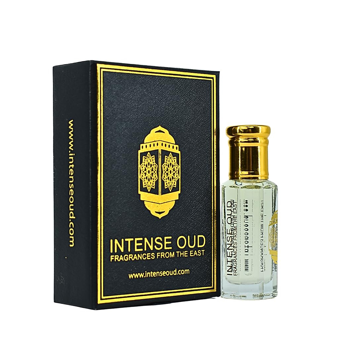 INTENSE OUD Artist Ventu Arabian Perfume Oil for Men & Women, Long Lasting Alcohol-Free Concentrated Fragrance, 12ml (0.40 oz) in Black Gift Box, Pineapple & Musk Notes