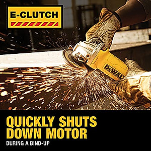 DEWALT Angle Grinder Tool, 6-Inch, Paddle Switch with No Lock-On, 13-Amp (DWE43144N) , Yellow