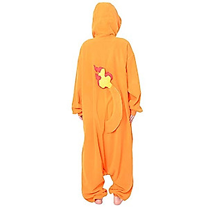 SAZAC Kigurumi - Pokemon - Charmander - Onesie Jumpsuit Halloween Costume - Adult XL Size