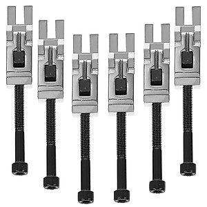6 PCS/Set Double Locking Systyem Locked Saddles for Guitar Tremolo Bridge with Saddle Blocks