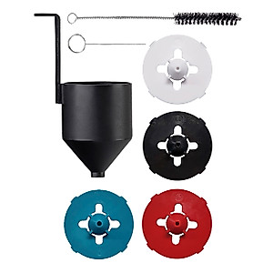 NoCry HVLP Electric Paint Sprayer Gun - 1200ml/min Paint Gun or Stain Sprayer with Adjustable Airflow and 600W Motor - HVLP Paint Sprayers for Home Interior or Exterior - 3 Spray Patterns, 4 Nozzles