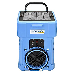 Lasko BlueDri AS1000 1000 CFM Portable Large Capacity HEPA Air Scrubber with Two-Stage Filtration, Blue