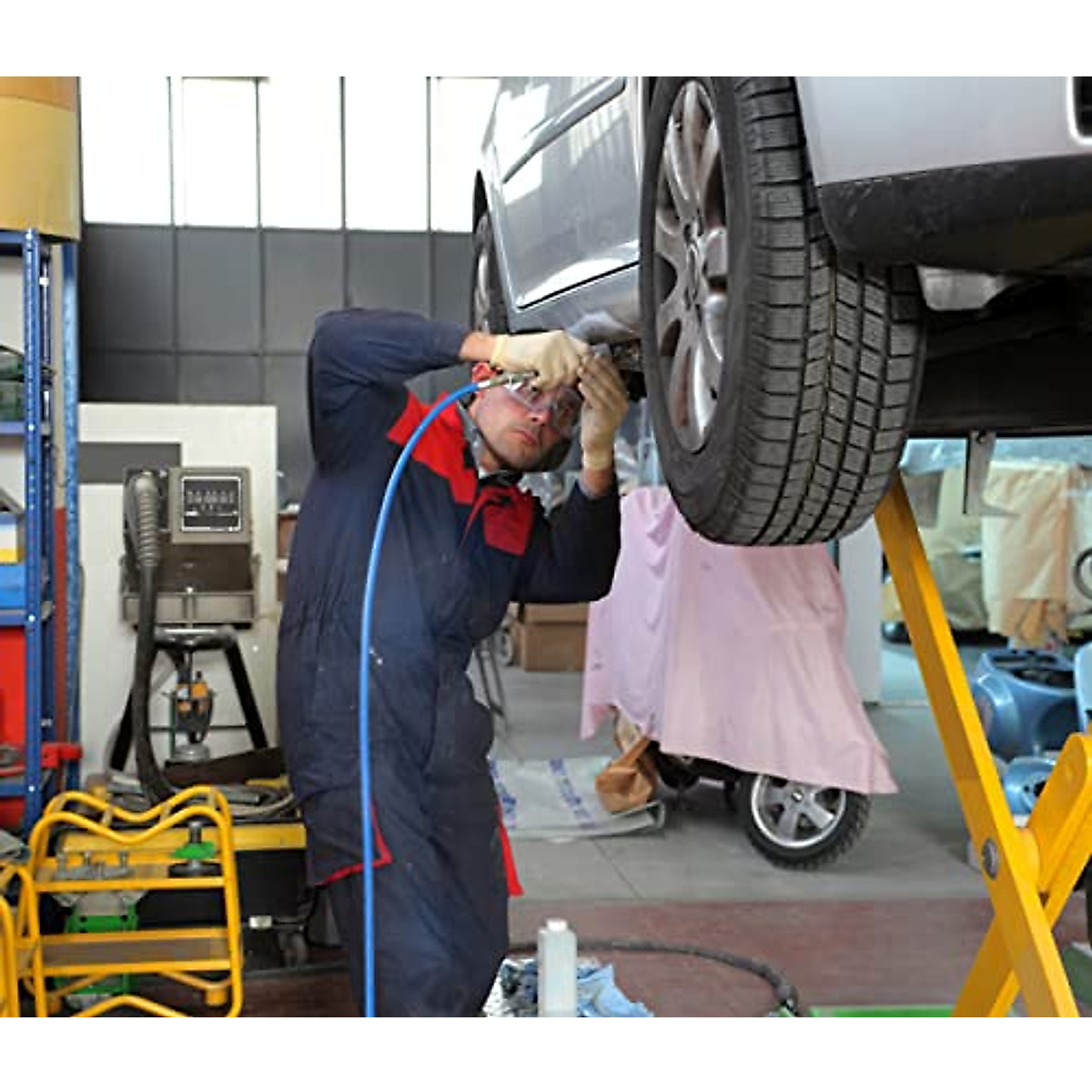 Microflex Diamond Grip MF-300 Disposable Latex Gloves for Automotive, Machinery Industries - X-Large, Natural Clear (Case of 1000)