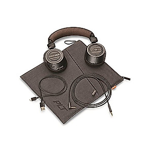 Plantronics Backbeat Pro 2 Wireless Over-the-Ear Noise Canceling Headphones Dark Brown - Renewed