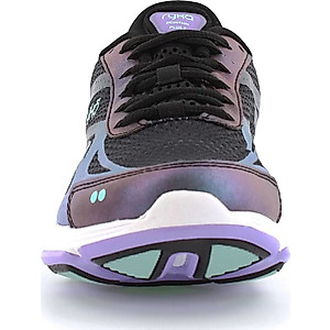 Ryka Women's Devotion Plus 2 Walking Shoe, Black/Purple, 10 Wide US