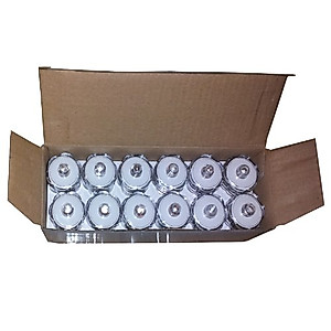 JYtrend Super Bright LED Floral Tea Light Submersible Lights for Party Wedding (White, 20 Pack)