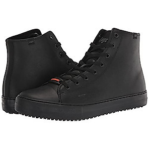 Lugz Men's Stagger Hi Slip-Resistant Food Service Shoe, Black, 9.5