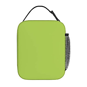 HIZUWKY Orange Lunch Box for Kids Girls Women Washable Thermal Insulated Picnic Bag for School Work Office Aesthetic Reusable