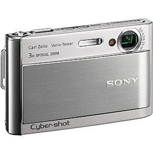 Sony Cybershot DSC-T70 8.1MP Digital Camera with 3x Optical Zoom with Super Steady Shot Image Stabilization (Silver)