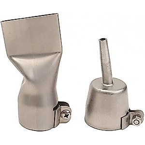 EGK-Tool Plastic Welder Gun Hot Air Plastic Welder Gun Kit Pvc Vinyl + Speed Nozzle Heat Element, 1600W