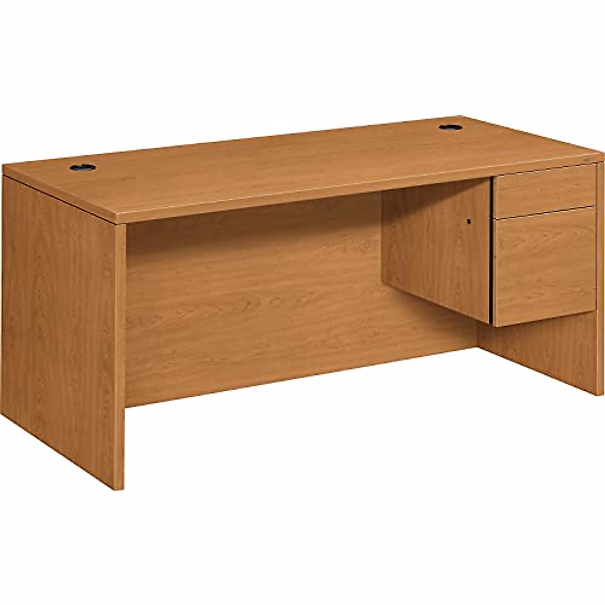 HON 10583RCC 10500 Series"L" Right 3/4-Height Pedestal Desk, 66 x 30 x 29-1/2, Harvest
