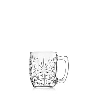 Barski Glass Mug - Mule - Designed - for Beer - Coffee - Tea - Latte - Cocktail - Beverage - Set of 4-14.2 Oz. - Made in Europe