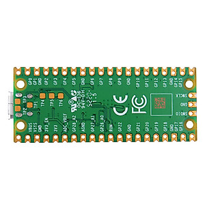 GeeekPi Raspberry Pi Pico Kit Flexible Microcontroller Mini Development Board,Based on The Raspberry Pi RP2040,Dual-Core ARM Cortex M0+ Processor,Running up to 133 MHz, Support C/C++ / Python