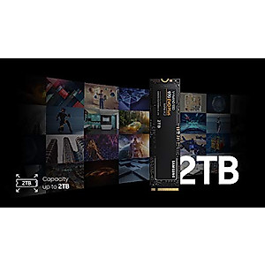 Samsung 970 EVO Plus SSD 1TB NVMe M.2 Internal Solid State Hard Drive, V-NAND Technology, Storage and Memory Expansion for Gaming, Graphics w/Heat Control, Max Speed, MZ-V7S1T0B/AM