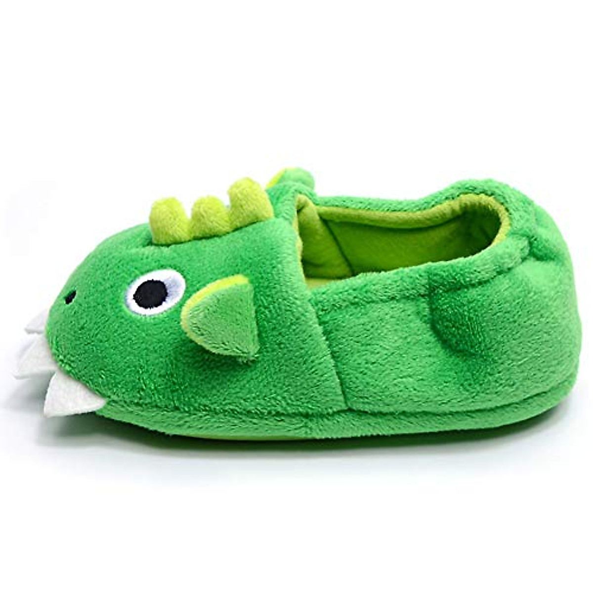 Toddler Baby Boys House Slipper Cute Dinosaur Cartoon Soft Anti-Slip Winter Shoes (Toddler/Little Kid)