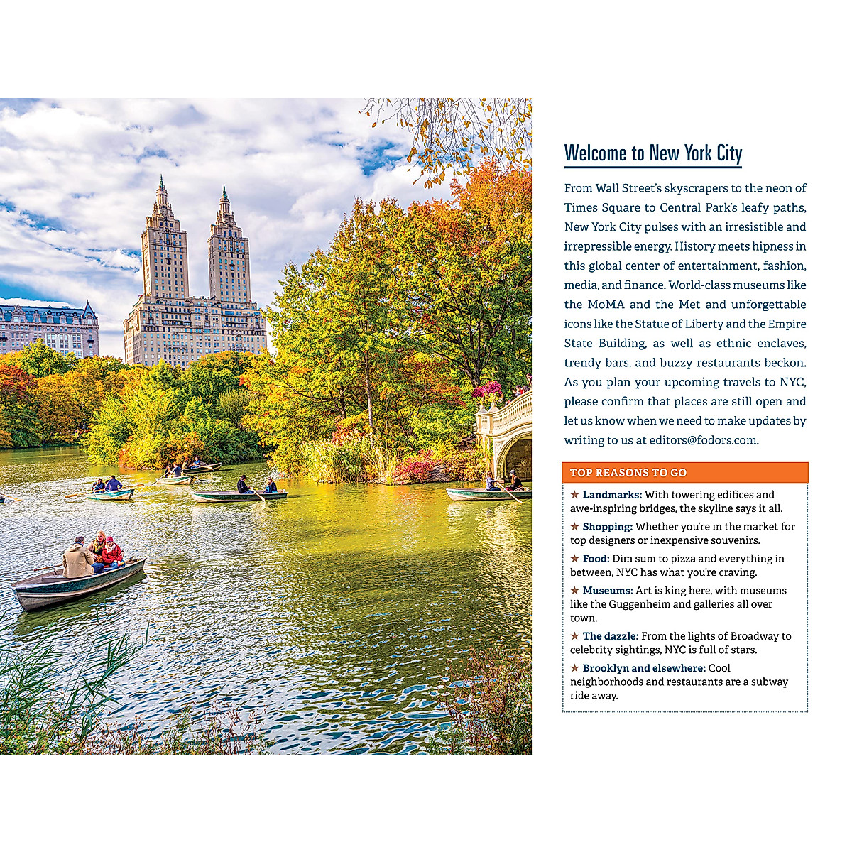 Fodor's New York City (Full-color Travel Guide)