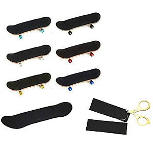 Haisalin 6Pcs Fingerboard Foam Grip Tape, 110mm x 38mm Fingerboard Grip Tape, Foam Finger Tape for Fingerboard