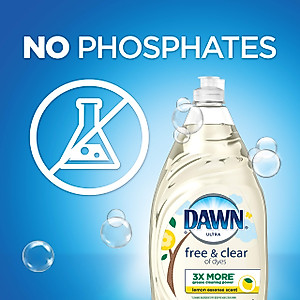 Dawn Ultra Pure Essentials Dishwashing Liquid, Lemon Essence, 16.2 Fl Oz