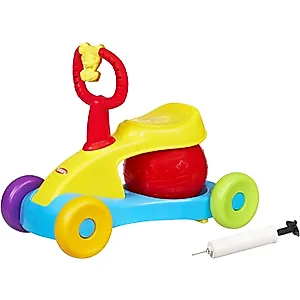 Playskool Bounce and Ride Active Toy Ride-On for Toddlers 12 Months and Up with Stationary Mode, Music, and Sounds (Amazon Exclusive)