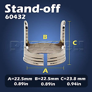PLAXCON 2pcs PT60 IPT-60 Plasma Torch Double Pointed Spacer Guide 60432 Standoff Guide Plasma Cutting Accessories