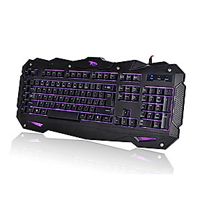 iMicro COBRA 110-Key LED Backlit USB Gaming Keyboard (IM-KBCOBV8)