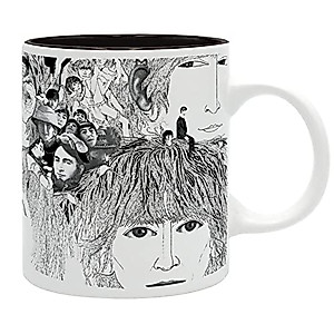 ABYSTYLE The Beatles Revolver Ceramic Coffee Tea Mug 11 Oz. Music Artist Band Drinkware Home & Kitchen Essential Gift